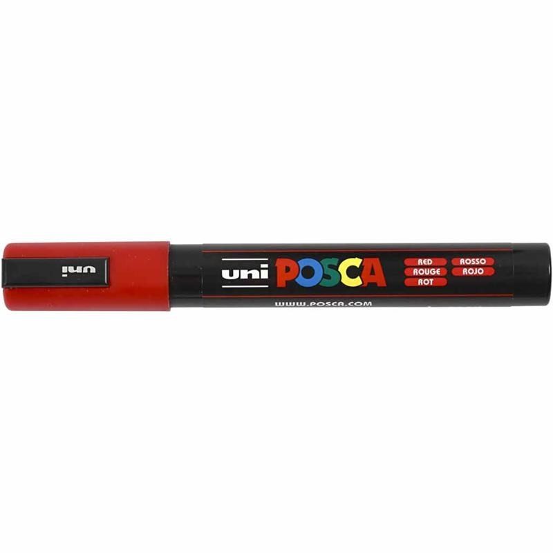 Μαρκαδόρος Uni Posca PC-5M Red 2.5mm