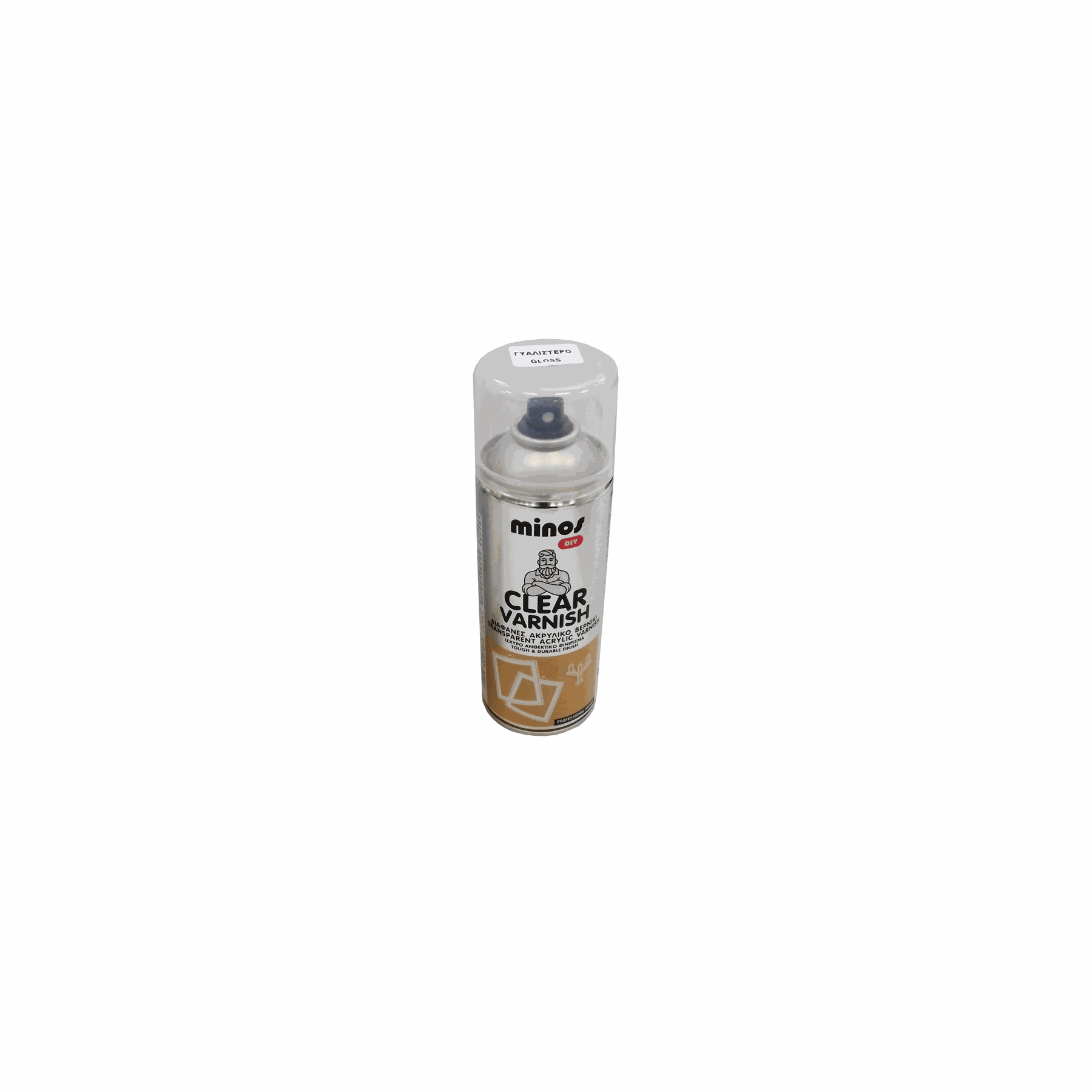 Βερνίκι σπρέι Minos 400ml Γυαλιστερό