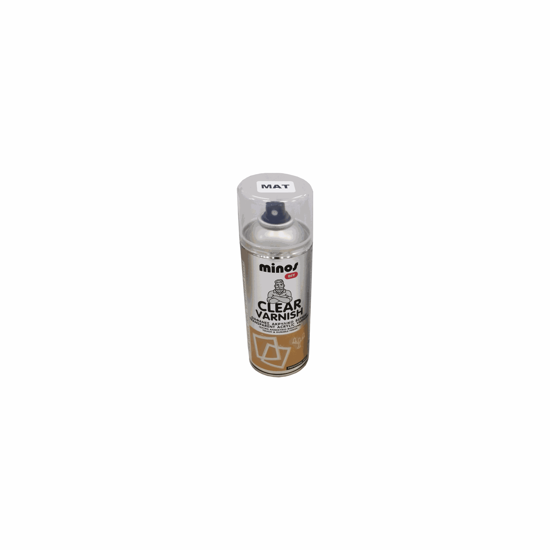 Βερνίκι σπρέι Minos 400ml Ματ